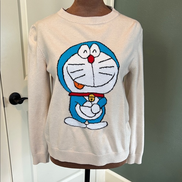 Sweaters | Doraemon Knit Sweater Small | Poshmark